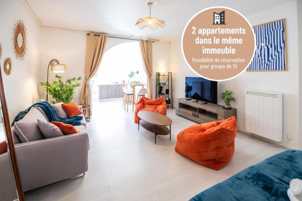 L'océane - Parking Gratuit - Netflix - Centre Ville - 44 M2 - Thann