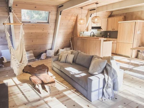 Clarity Cabin A-frame Sanctuary W Hot Tub Fireplace Grill Ac Hammock Chairs Fire Pit Pets Ok - Idyllwild-Pine Cove, CA