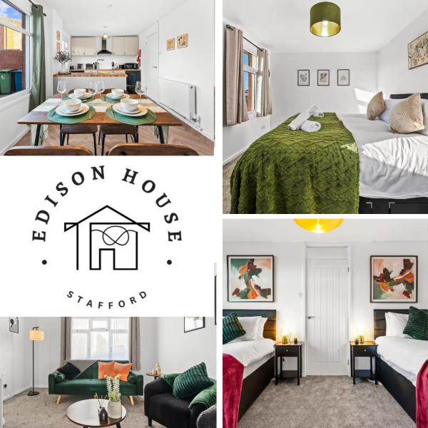 Edison House 2br Stafford, Sleeps 4 With Parking - Stafford (UK)
