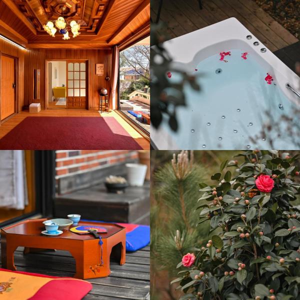 양옥집소정원 Fantastic Ocean View Private House, Year Round Spa Jacuzzi, Bbq,seogwipo Tourism Center, Maeil Olle Market 5 Minutes, Jungmun Tourist Complex, Near Hallasan - Corea del Sur