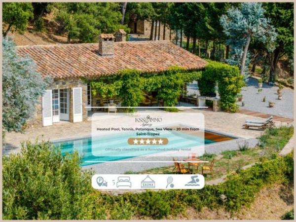 Mas Provençal 10 Personnes Vue Mer Avec Piscine - La Garde-Freinet