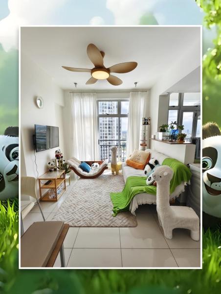 Panda House In Jb, The House And Is So Cute Lovely - Punggol