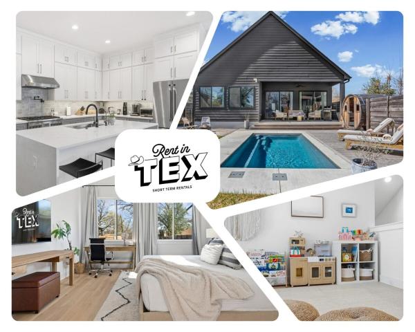 South Austin Pool & Sauna 4br W Firepit & Playroom - Austin, TX