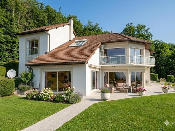 Villa De Prestige Vue Lac & Alpes 6 Chambres 20 Min Genève - Divonne-les-Bains