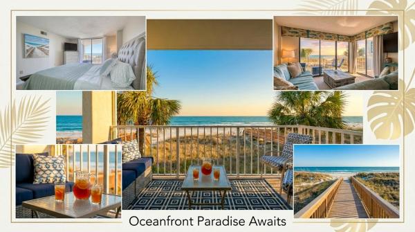 Oceanfront Oasis: Endless Ocean Views & Luxury Amenities Minutes To Attractions - North Myrtle Beach