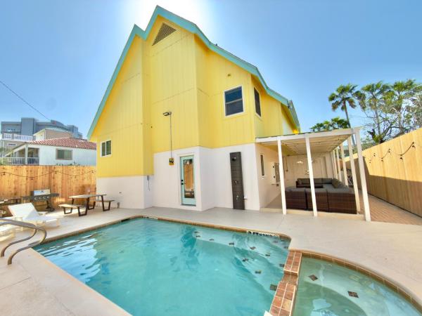 Sleeps 16, 1min Walk To The Beach, Heated Poolspa - South Padre Island, TX