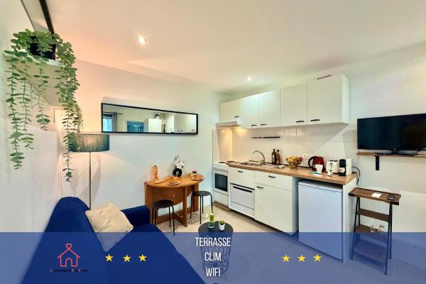 " Prince Bleu " Terrasse - Clim - Wifi - Auterive