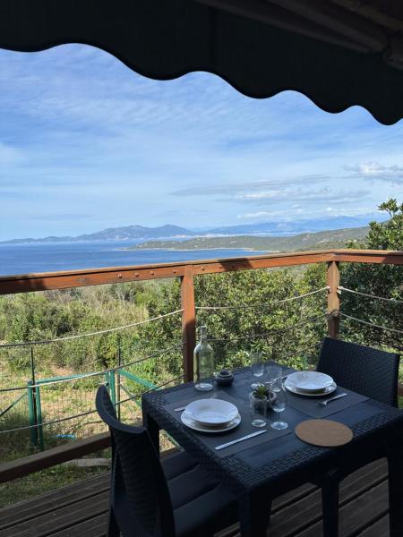 Chalet La Doulou Calme, Vue Mer Et Jardin - Corse