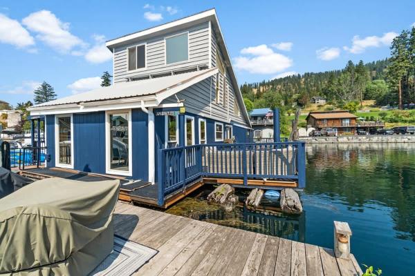 Just Opened For Summer - Exclusive Floating Home Retreat In Bayview - Farragut State Park, Athol