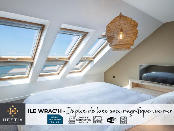 Ile Wrach - Duplex De Luxe Avec Magnifique Vue Mer - Saint-Pabu