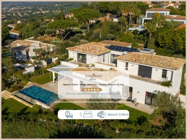 Villa 350m2 - Vue Mer - Piscine - Clim - Parking - Sainte-Maxime
