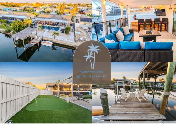 Private Dock Heated Pool Hot Tub Game Room Fun - Apollo Beach, FL