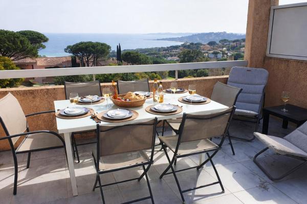 Nartelle Appartement Avec Vue Panoramique, Piscine, Parking & Climatisation - Sainte-Maxime