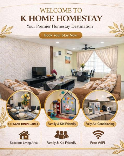 K Home - Cozy 3-storey Landed 5r4b-16 Pax- 5mins City Centre & Imagomall - Kota Kinabalu