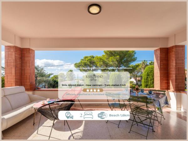 Appt 4 éToiles -2 Chambres - Piscine - Wifi - Clim - Agay