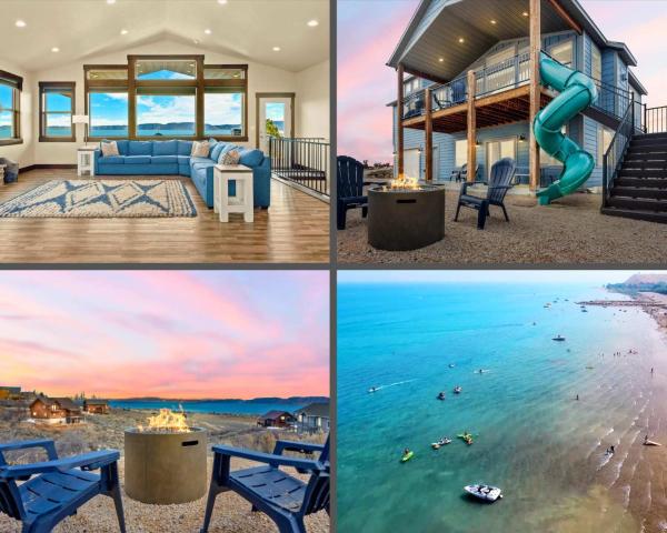 Bear Lake Cabin Sleeps 25 Ideal Beach Resort - Utah