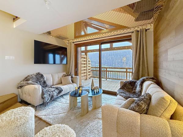 La Tanière Des Oursons - Appartement Duplex Neuf 9-10 Pers Vue Pistes Avec Garages - Claviere
