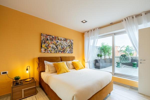 Skyline Penthouse - Terrazzo Panoramico & Metro 5min - Mailand