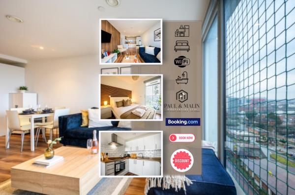 2 Bedroom Apartment By Paul & Malin Properties Short Lets & Serviced Accommodation Stretford With Free Wifi & Gym Access - Salford