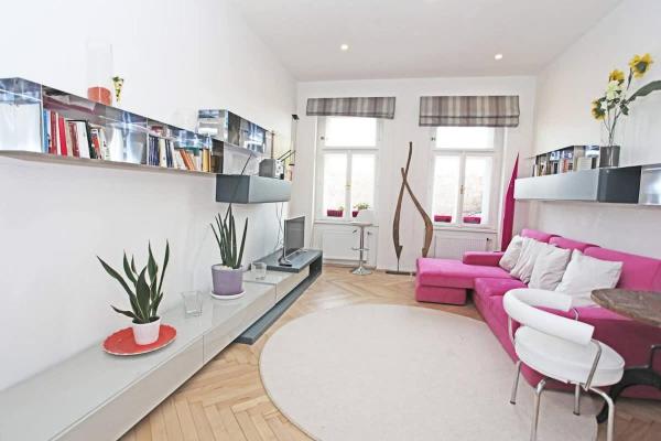 Stylish River-view Apartment - Praga