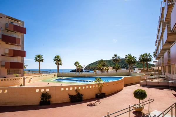 Apto Primera Línea Con Piscina - Guipas Beach - Puerto de Mazarrón