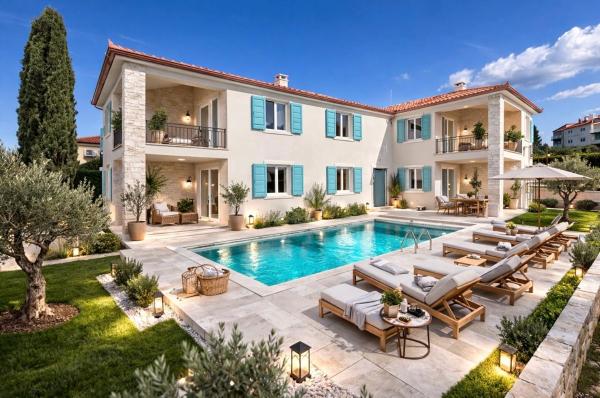 Villa Ruby - Apartments By The Sea & Beaches, Heated Pool, Istria - Novigrad