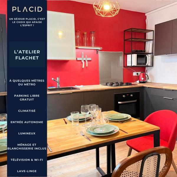 L'atelier Flachet · Parking Gratuit, Climatisé, Balcon - Vaulx-en-Velin