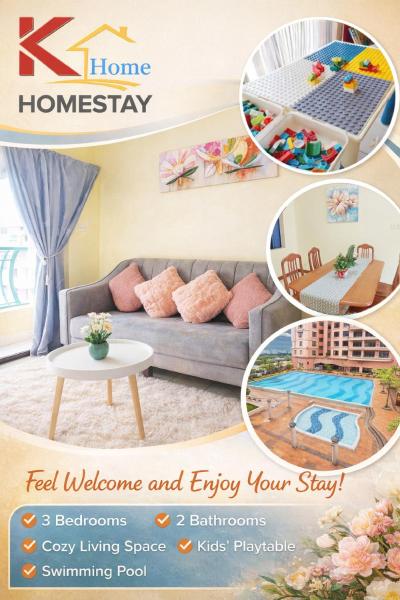Khome-marinacourt-kk City Centre .3b2r(8pax) New!! - Kota Kinabalu