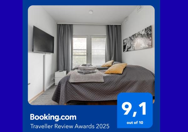 Laadukas Kalustettu Yksiö Logomolla 1-2hlö - Turku