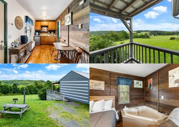 Private Mountain Nook With Jacuzzi - Cabin 6 - Hillsville, VA