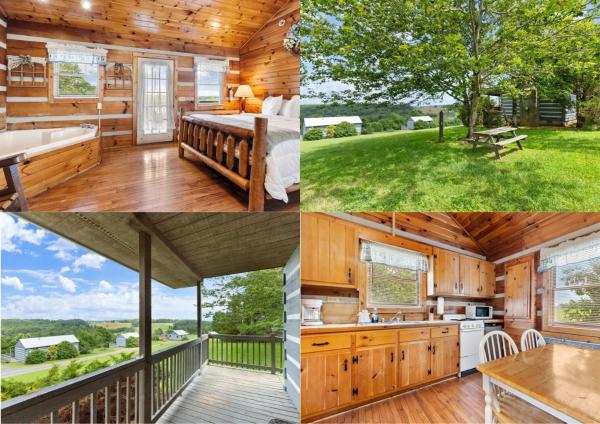 Hillside Hideout Log Cabin For 2! Cabin 10 - 버지니아
