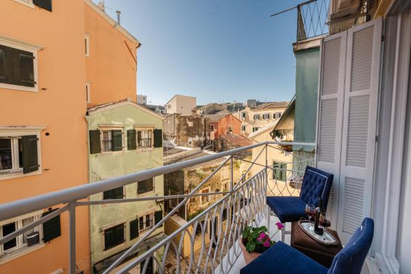 Venetian Balcony , Old Town Corfu - Corfu