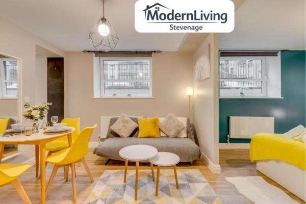 Modernliving Stevenage 1 Bedroom Apartment Town Centre Sleeps 4 - Stevenage