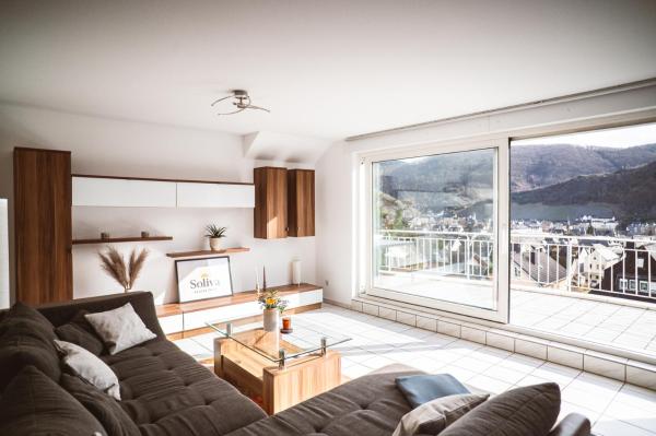 Panoramablick - Großzügige Ferienwohnung Mit Panorama- & Burgblick - Traben-Trarbach