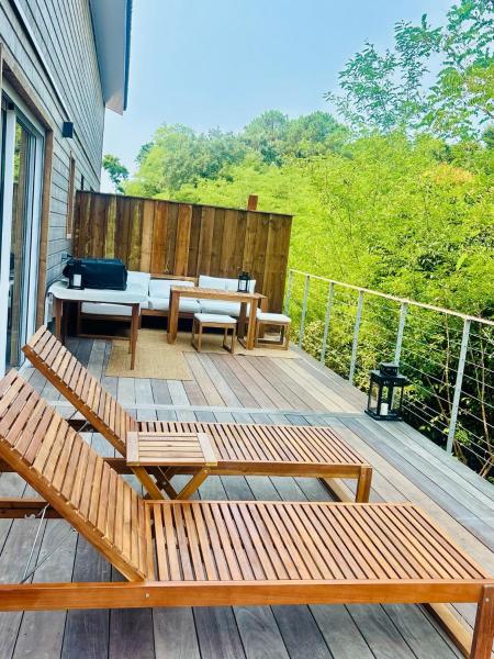 Charmante Maison Lodge Neuve En Lisière De Forêt, Cadre Nature Et Proche Océan - Tarnos