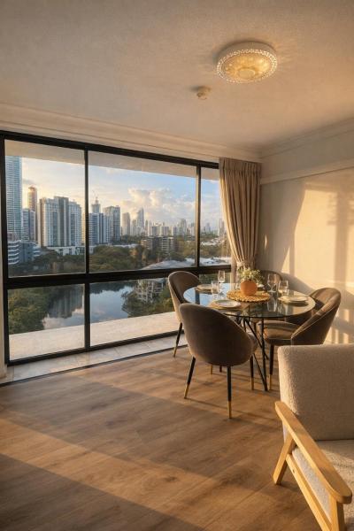 Modern 2br Apartment With City Views, Fast Wi-fi, Walk To Beach - Surfers Paradise