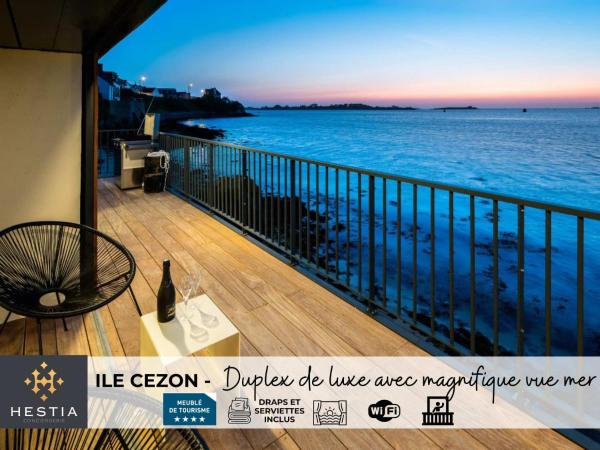 Ile Cezon - Duplex De Luxe Avec Magnifique Vue Mer - Saint-Pabu