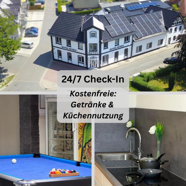 Hotel Rühen, 24 Stunden Check In, Küche, Kostenfreie Parkplätze - Wolfsburg
