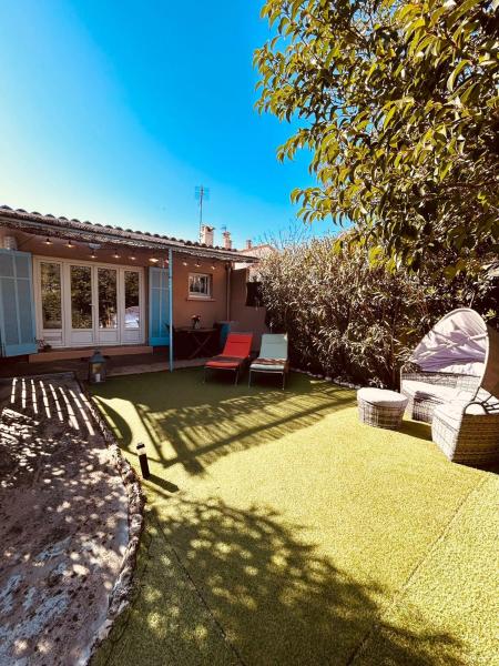 Studio Jardin Privatif 300m De La Plage - Grimaud