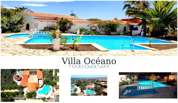 Villa Océano With Private Heated Pool, Aircon And Seaview - La Oliva