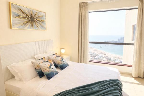Relaxing Beachfront 2br Jumeirah Beach Residence Full Sea And Ain Dubai View - Dubai