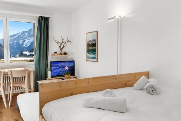 Studio Cosy à 5 Min à Pied Des Bains Avec Parking - Leukerbad