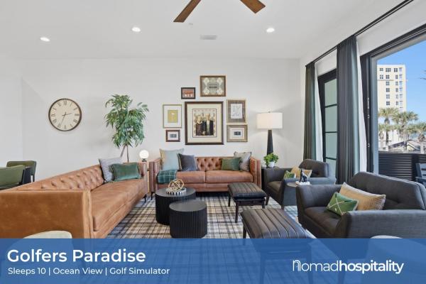 Be A Nomad - 5br Golf Simulator - Jacksonville Beach - Walk To Pier - Jacksonville Beach, FL