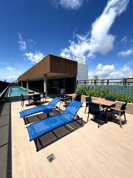 Studio No Coração De Boa Viagem Com Rooftop Vista 360º - Recife