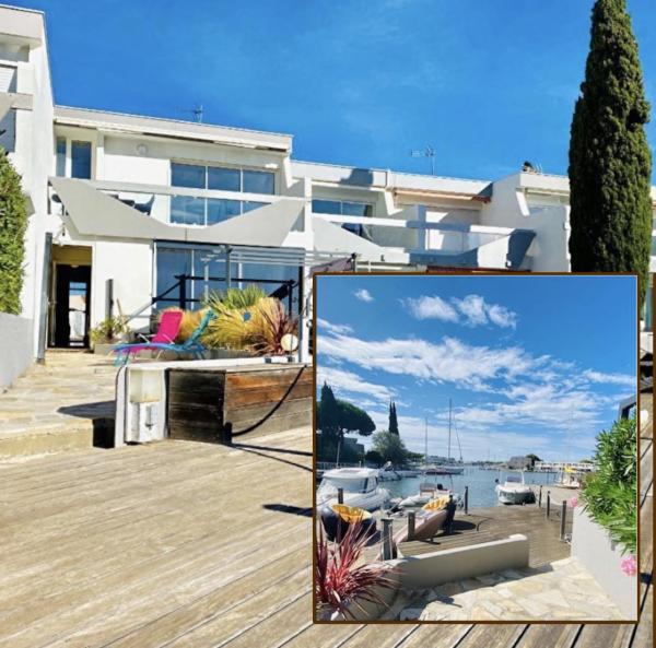 Cap Marina By L'avenue - Vue Xxl - Jacuzzi - Terrasse Au Bord De L'eau - Plein Sud - 2 Chambres - Port Camargue - Port Camargue
