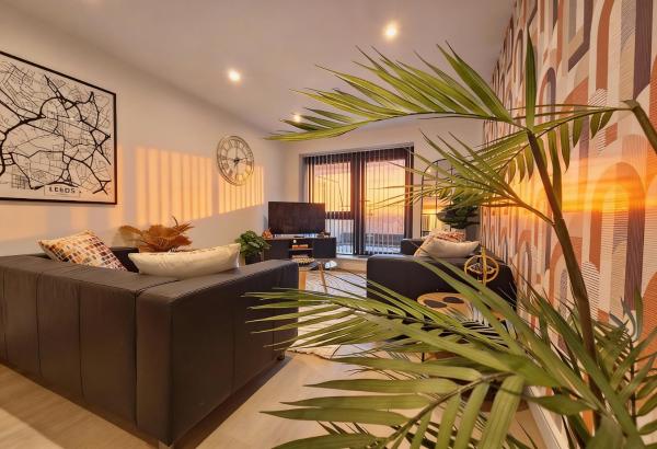 Modern Apartment City Center Leeds With Terrace - Leeds