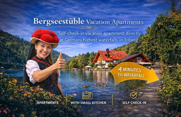 Self-check-in Ferienwohnungen & Apartments Am Bergsee - Triberg im Schwarzwald