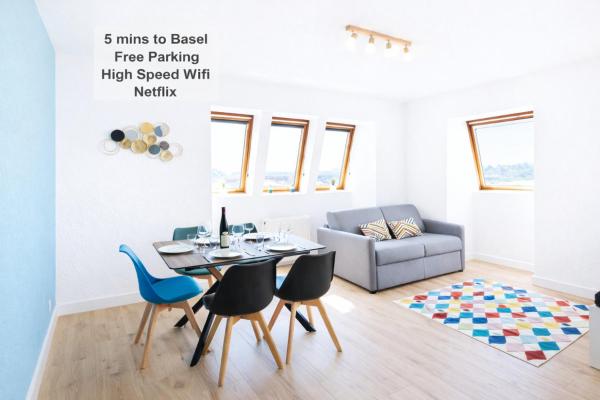 4 Min To Basel - Fully Renovated- Private Parking Space - Basel