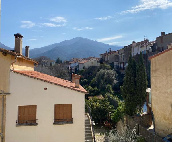 Mountain View - 3-bedroom, Air-conditioned Village House In Sorède - Laroque-des-Albères