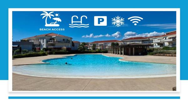 Apartment With Private Garden, Pool & Beach 150 M - Antibes